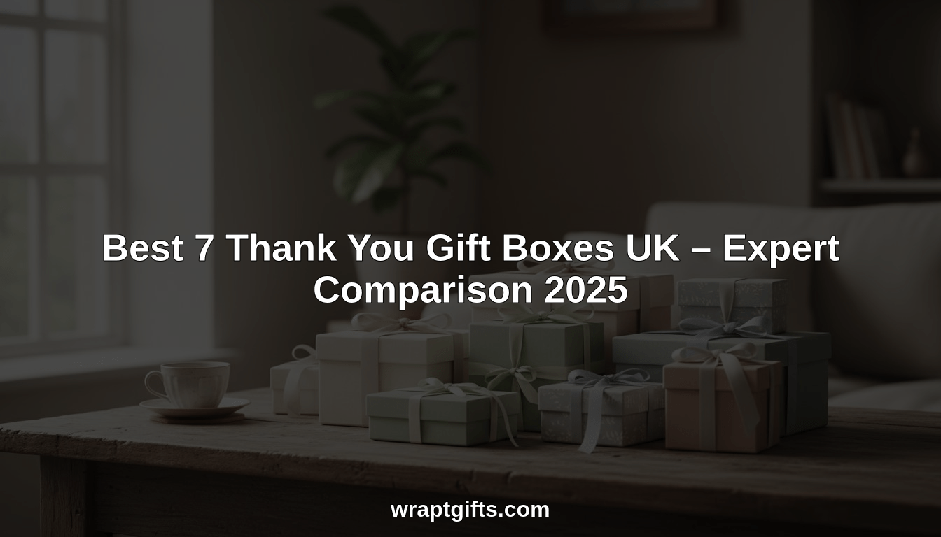 Best 7 Thank You Gift Boxes UK – Expert Comparison 2025 – Wrapt